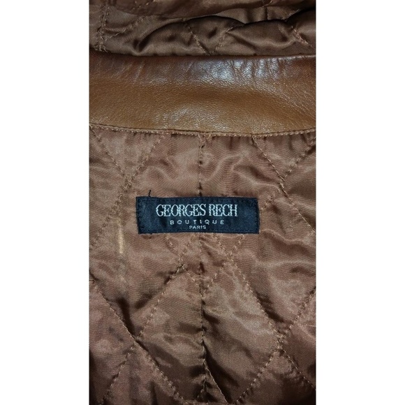 Georges Rech | Jackets & Coats | Georges Rech Paris Fox Fur Trim Hooded ...